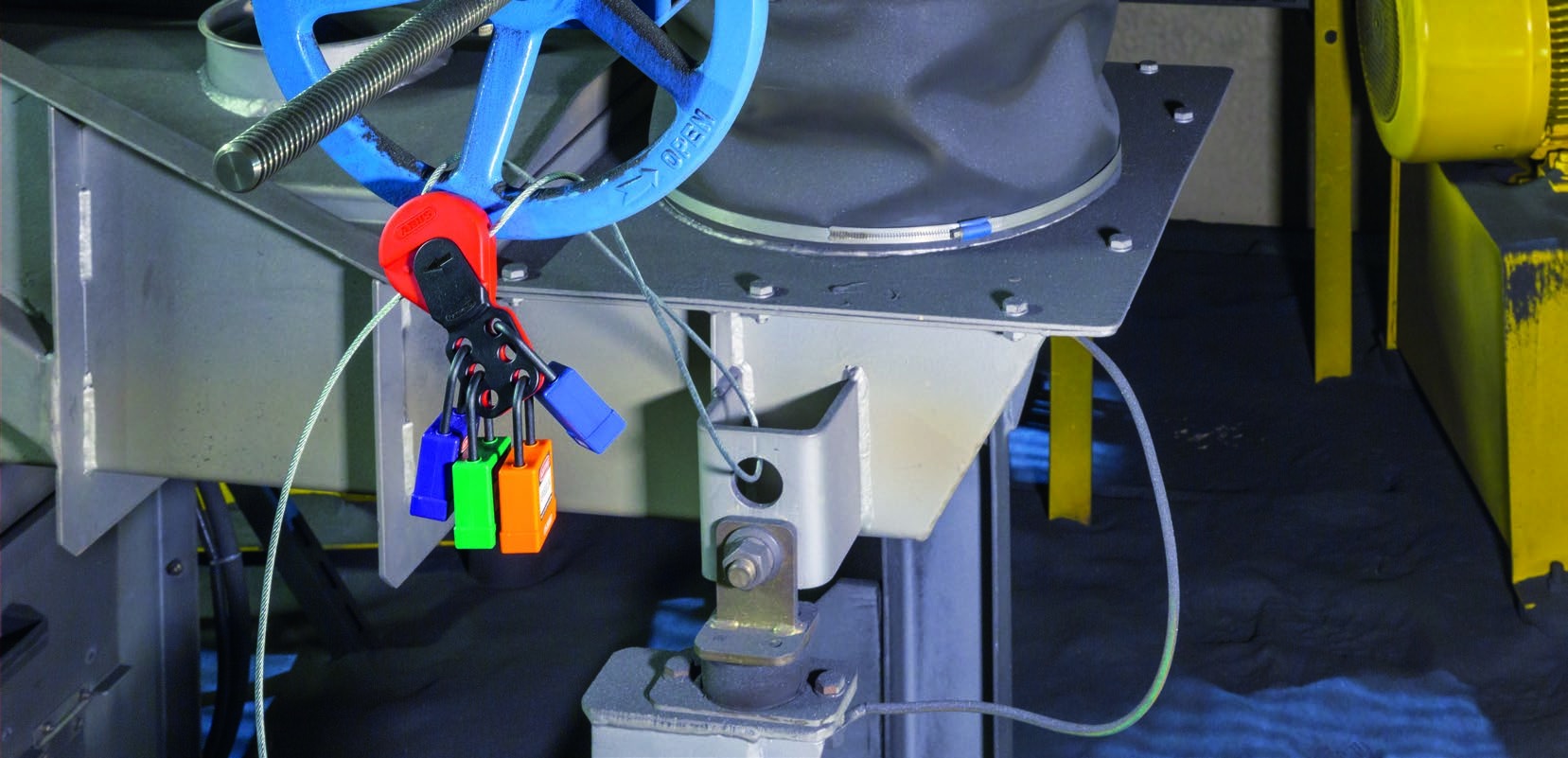 Aspas de control con cable universal para 6 candados - Inlok